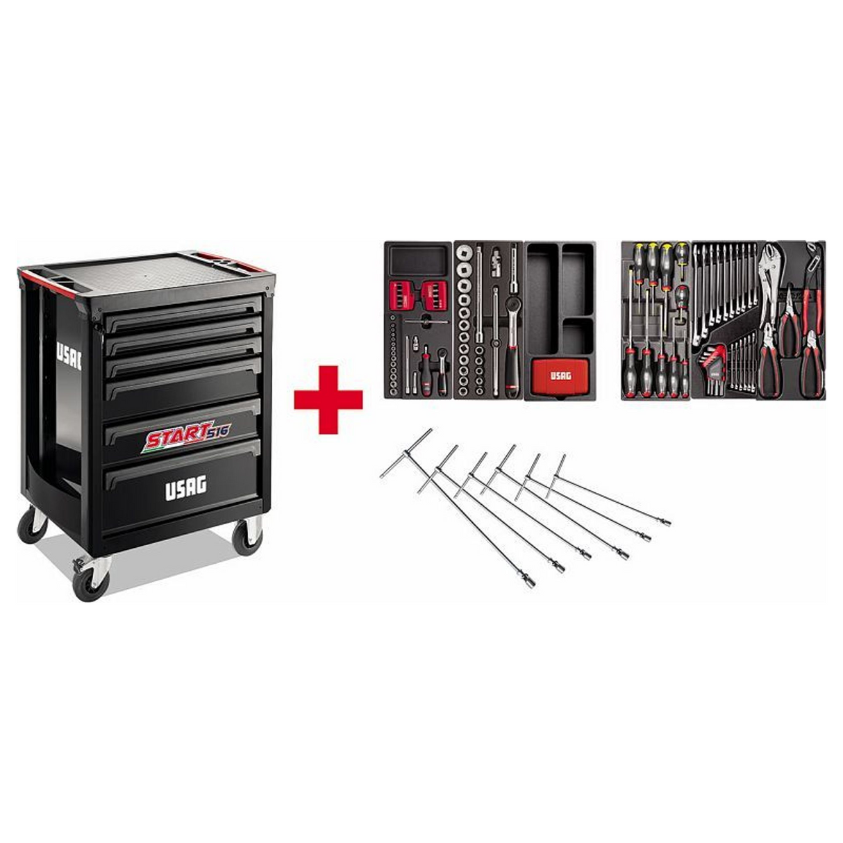 Warenkorb USAG START 516 ST6NPA 6 Schubladen + Set 142-teilig – EmmetiStore